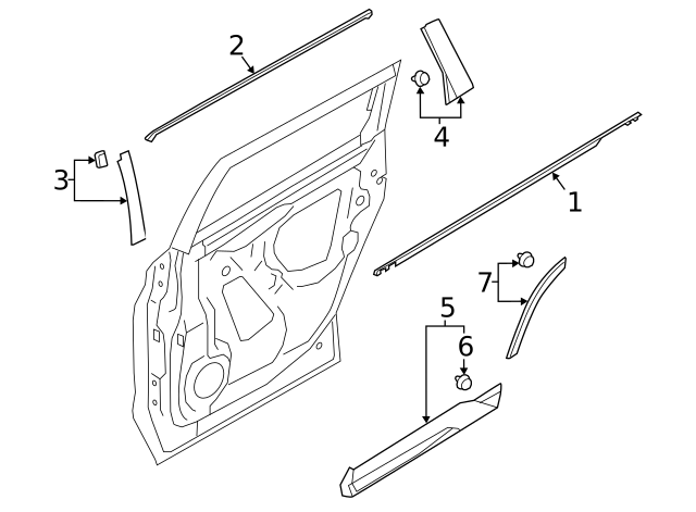 2019-2022 Subaru Ascent Applique 63563XC360 | OEM Parts Online