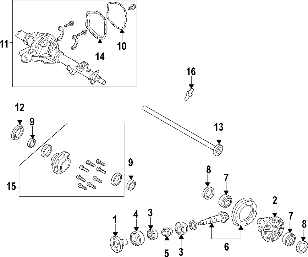HC3Z-4662-B - Differential Crush Sleeve 2017-2024 Ford | Big 3 Auto Parts