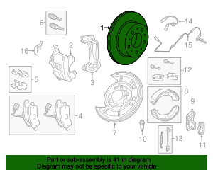2014-2021 Ram Rotor 68193434AC | Mopar Depot