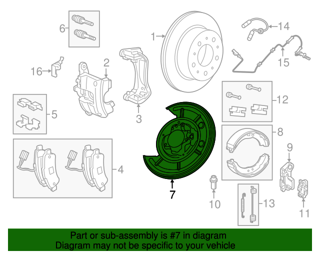2014-2019 Ram Backing Plate 68133194AA | Mopar Parts Canada