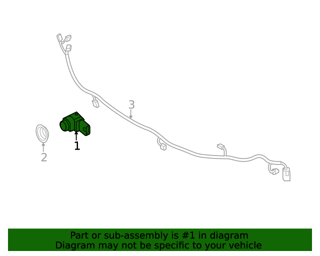 2016-2024 Mercedes-Benz Park Sensor 000-905-56-04-9999 | MB OEM Parts