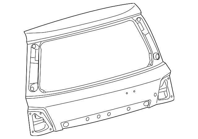 2018-2021 Toyota Land Cruiser Lift Gate 67005-60K21 | Toyota Parts Center