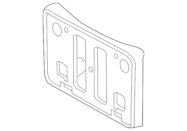75101-06110 - License Bracket - 2021-2024 Toyota Camry | Sparks Parts