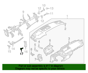 2013-2024 Mazda Support Bracket Bolt 9YA4-2A-816 | RealMazdaParts.com
