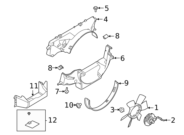 2021 Ford F-150 Lower Shield JL3Z-8146-B | Ford OEM Parts Outlet
