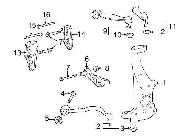 48620-59055 - Lower Control Arm 2013-2017 Lexus | Longo Lexus Parts