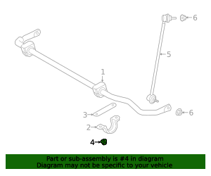 Genuine BMW 31-30-6-798-572 | Stabilizer Bar Nut | FREE Shipping on ...