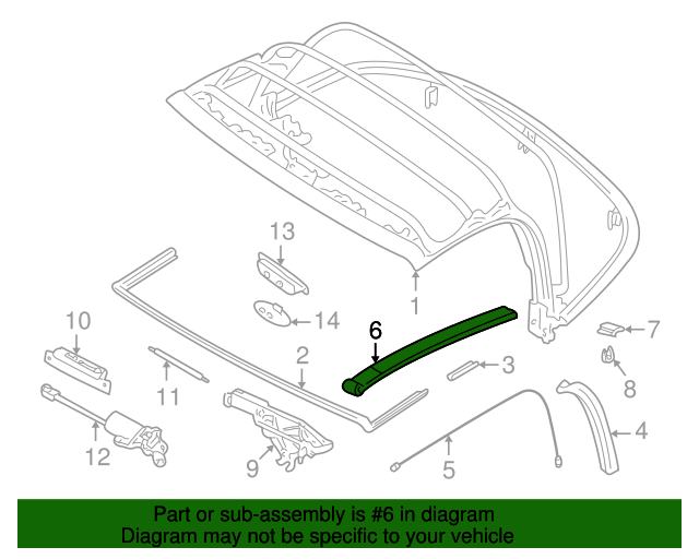 54348234263 - 2000-2003 BMW Z8 Tensioner (54-34-8-234-263) | BMW of ...