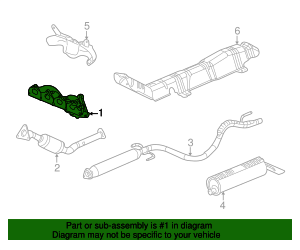 2006-2008 GM Exhaust Manifold 12606805 | OEM Parts Online