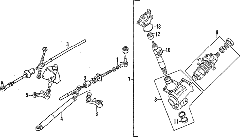 Steering Gear & Linkage for 1994 Isuzu Pickup | Isuzu Parts Center