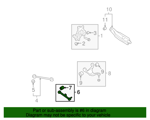 2007-2012 Hyundai Track Bar 55250-3J010 | OEM Parts Online