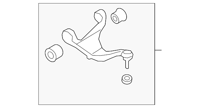 2007-2012 Hyundai Santa Fe Upper Control Arm 55230-1U000 | OEM Parts Online