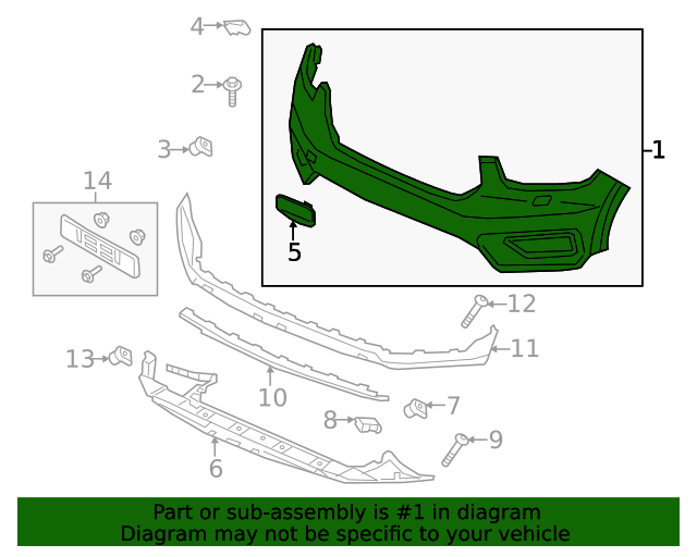 Bumper Cover 36010678 | GetOEMParts.com