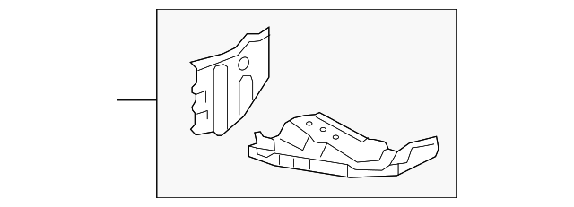 53726-0C902 - Apron Reinforced 2014-2021 Toyota | Longo Toyota Parts