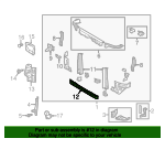 2007-2020 Toyota Cross-Member 57161-0C031 | Toyota Parts Center
