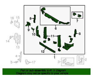 53201-0C090 - Radiator Support 2014-2021 Toyota Tundra | Longo Toyota Parts