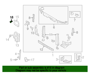 90080-46327 - Wheel Opening Molding Clip - 2004-2016 Toyota | OEM ...