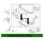 53282-0C020 - Radiator Support Panel Reinforcement - 2007-2020 Toyota ...