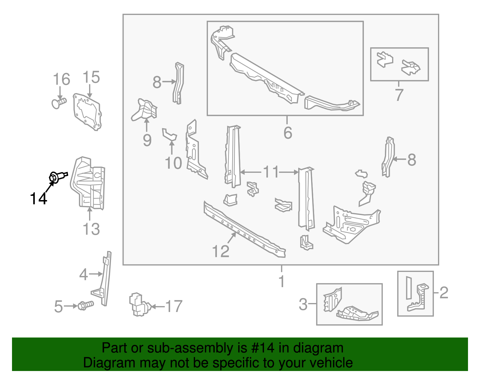 90467-07215 - Fender Liner Clip 2010-2025 Toyota | Fred Haas Toyota Parts