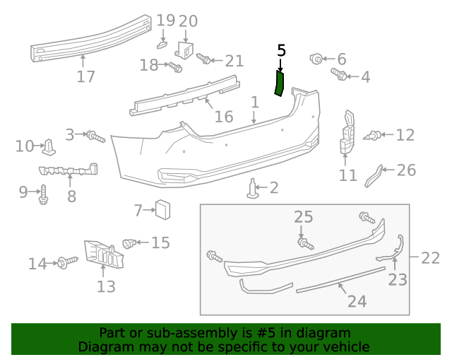 75895-78030 - Bumper Cover Tape 2018-2024 Lexus | Longo Lexus Parts