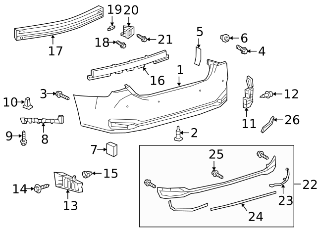 90189-06242 - Tail Lamp Assembly Grommet - 2018-2024 Lexus | My L Parts