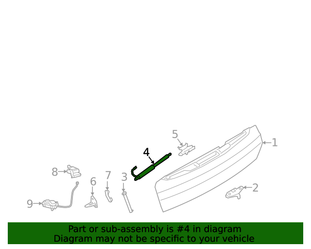 51249482804 - 2019-2024 BMW Spindle Rod (51-24-9-482-804) | BMW of ...