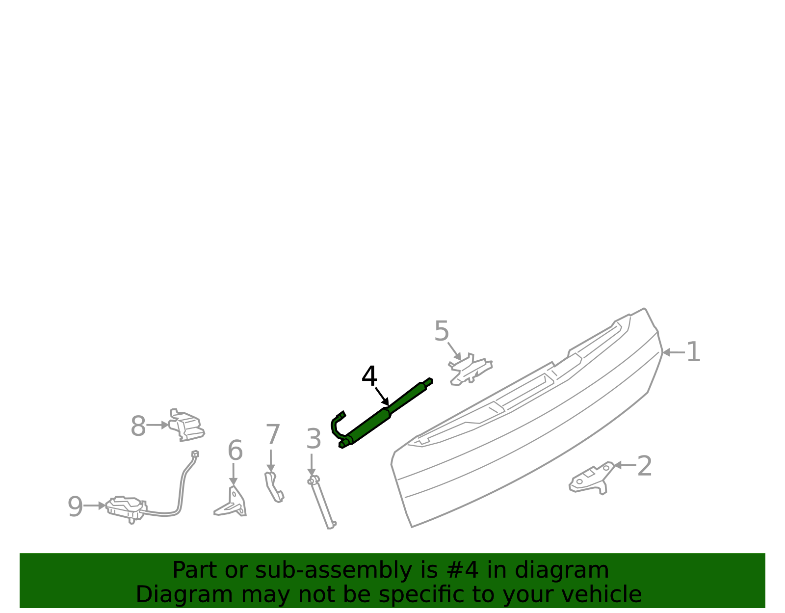 51249482804 - 2019-2025 BMW Spindle Rod (51-24-9-482-804) | BMW of ...