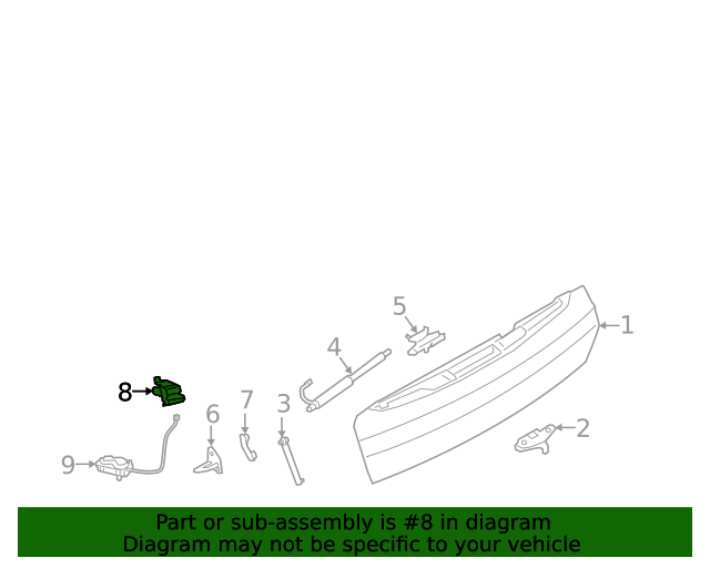 51-24-7-461-674 - Lock Actuator 2019-2024 BMW | BMWOEMParts.com