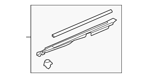 2018-2024 Toyota Camry Fender Ledge Cover 53825-06180 | Toyota Parts Center