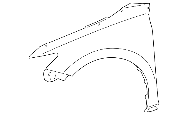 2018-2024 Toyota Camry Fender 53801-06170 | Toyota Parts Center