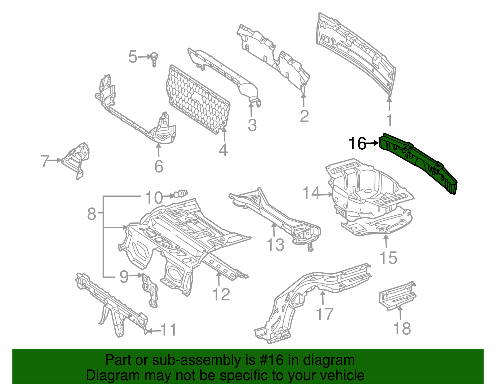 2005-2011 Mercedes-Benz Cross-Member 1716100014 | Retail Performance ...