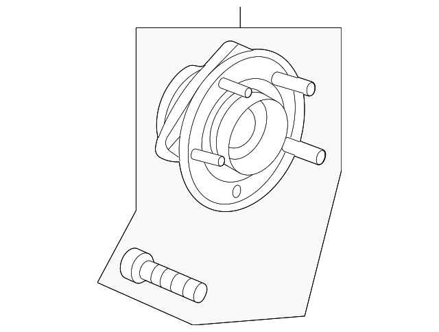 2019-2023 GM Hub & Bearing 13535013 | GMPartsDirect.com