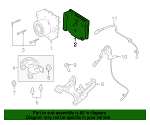 2014-2016 Ford ABS Control Module EG9Z-2C219-L | QuirkParts