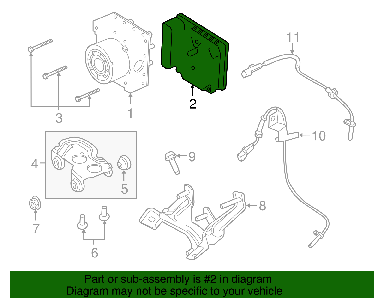 2017-2018 Ford ABS Control Unit HG9Z-2C219-L | Varsity Ford