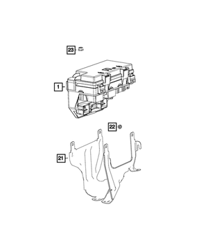 2015-2020 Mopar Totally Integrated Power Module 68239606AB | Mopar eStore