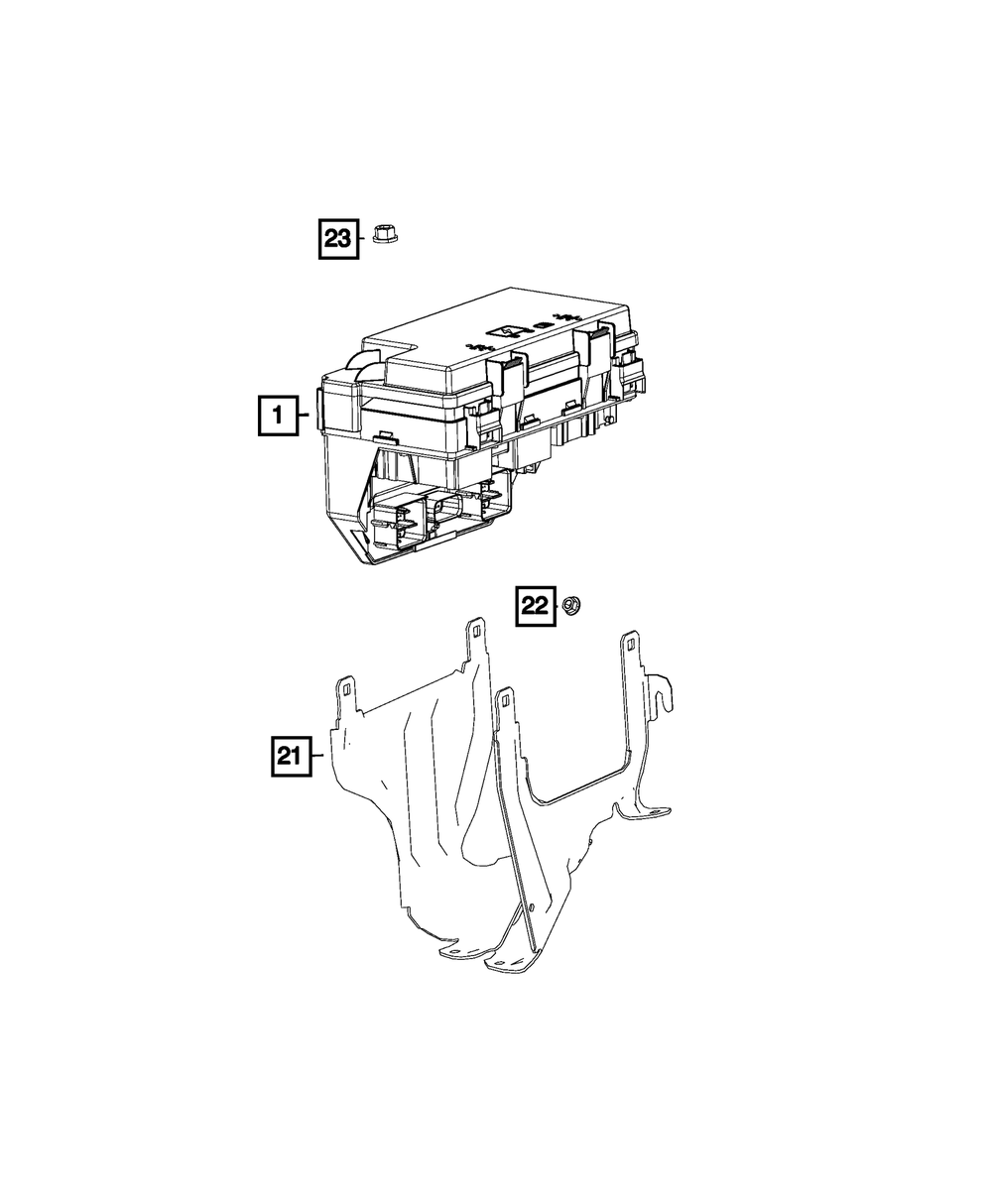 2015-2020 Mopar Totally Integrated Power Module 68239606AB | Mopar eStore