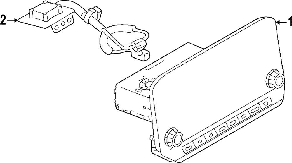 25975-6TA2A - 2022-2024 Nissan Pathfinder - GPS Antenna | World OEM ...