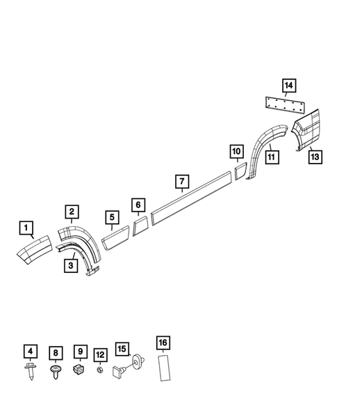 Moldings and Ornamentation for 2023 Ram ProMaster 3500 | Mopar.com ...