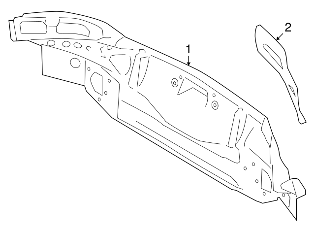 Genuine BMW 41-12-7-225-122 | Panel Below Lid | FREE Shipping on Most ...