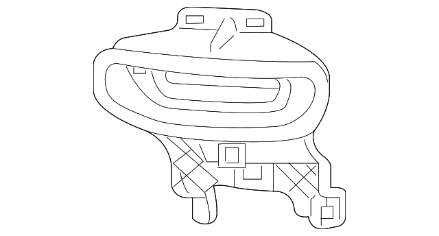 2016-2019 GMC Front Driver Side Fog Lamp Bezel 23243488 GM ...