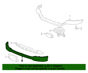 2016-2019 GM Valance Panel 84029800 | TascaParts.com