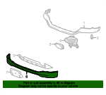 2016-2019 GM Front Upper Bumper Cover 84029815 GM | GMPartsDirect.com