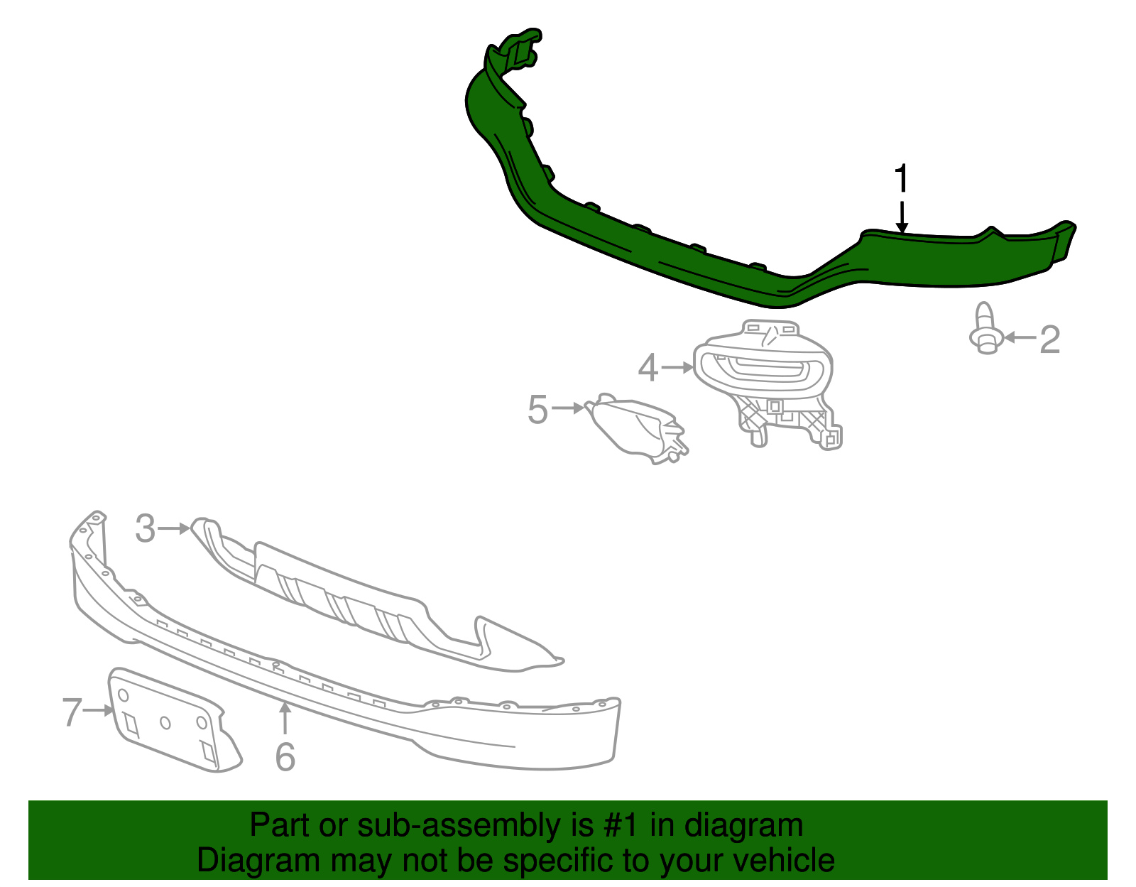 Buy Genuine GM Auto Parts - Fascia (Part # 23496760) | GM Parts Store