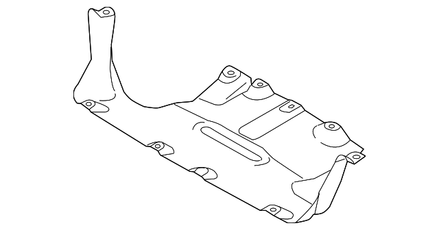 2011-2018 Porsche Cayenne Front Shield 958-504-285-00 | Sunset Porsche Parts