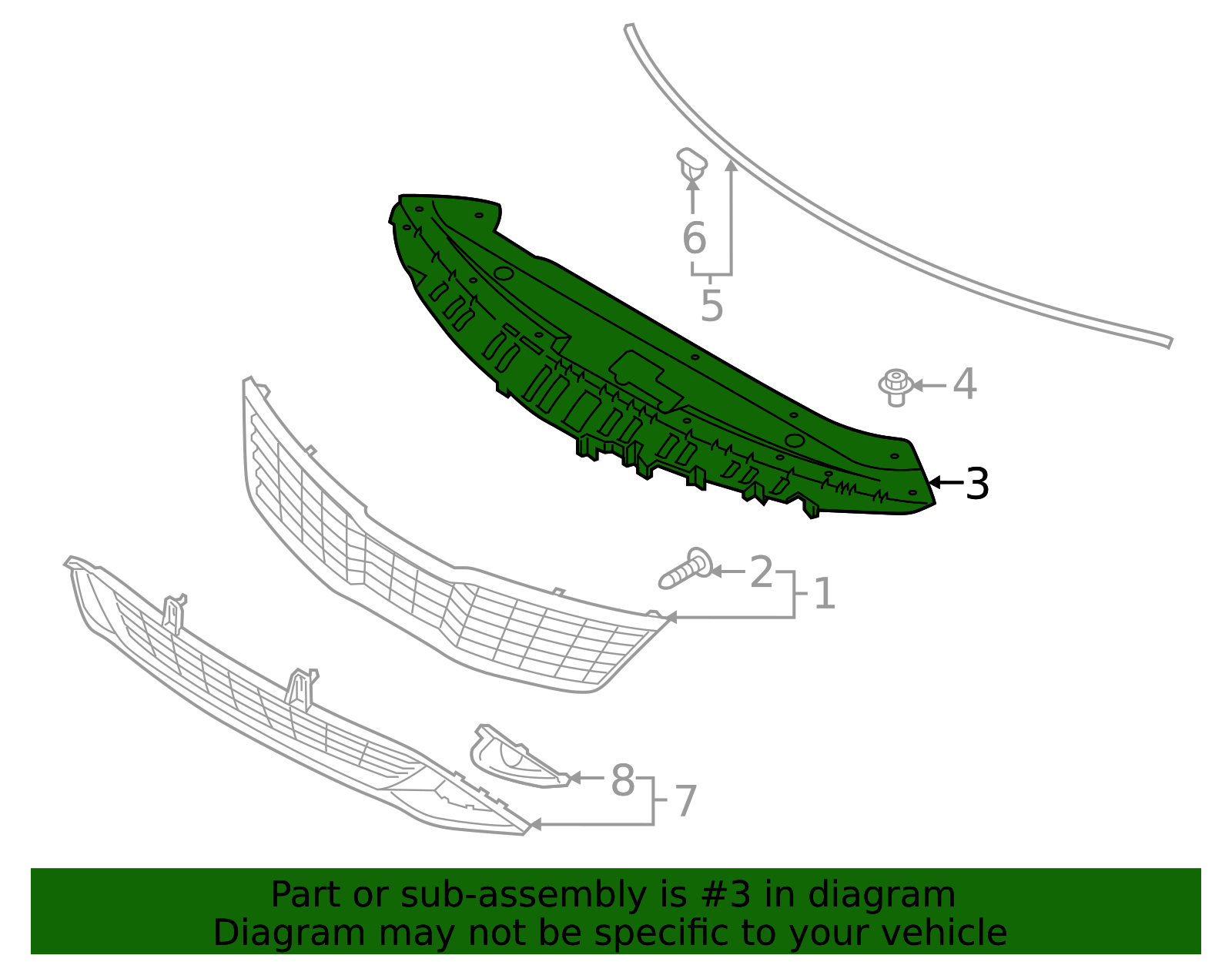 86360-D5500 - Sight Shield 2019-2020 Kia Optima | Kia.Parts Store