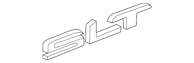 2019-2024 GMC Nameplate 23400413 GM | GMPartsDirect.com