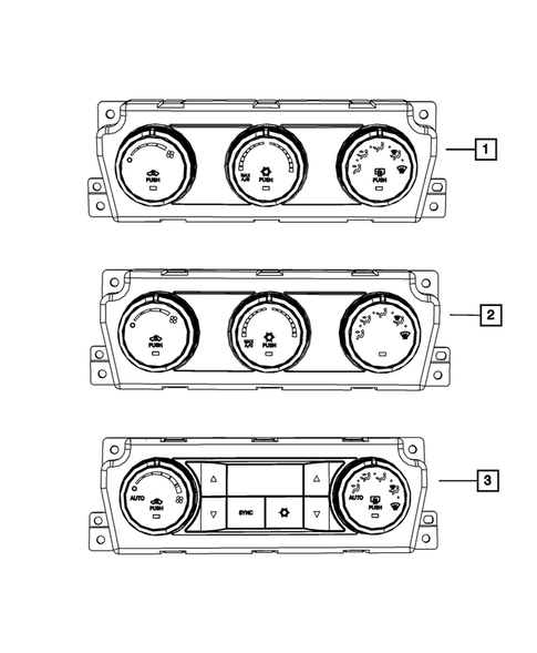Air Conditioner and Heater Controls for 2010 Dodge Ram 1500 ...