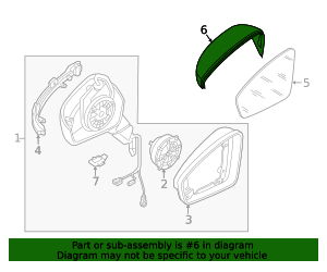2022-2024 Volkswagen Taos Door Mirror Cover 2GJ-857-538-9B9 ...