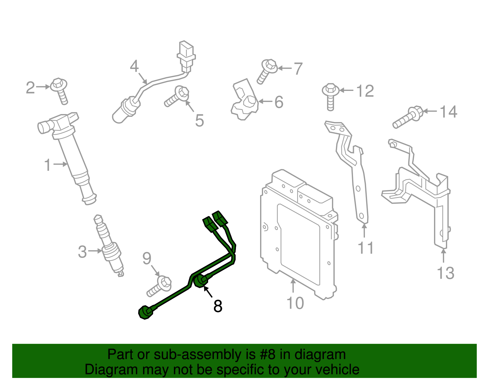 2017-2022 Genesis Sensor Assembly Knock 393A0-3F100 | QuirkParts