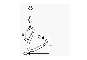 2009-2014 Hyundai Genesis Discharge Hose 97762-3M000 | QuirkParts
